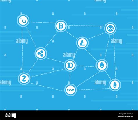 Design Block Chain Style Background Stock Vector Image Art Alamy