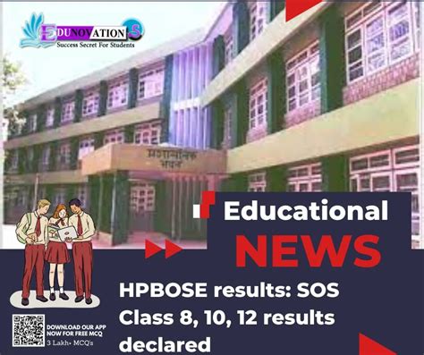 Hpbose Results Sos Class 8 10 12 Results Declared Edunovations