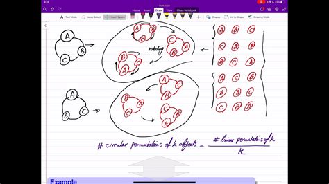 labtube finite math introduction to circular permutations youtube