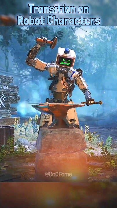 Codm Smooth Transition On Robot Characters 😍 Youtube