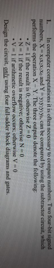 Solved 1 In Computer Computations It Is Often Necessary To