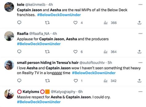 Below Deck Down Under Stars Captain Jason Chambers And Aesha Scott