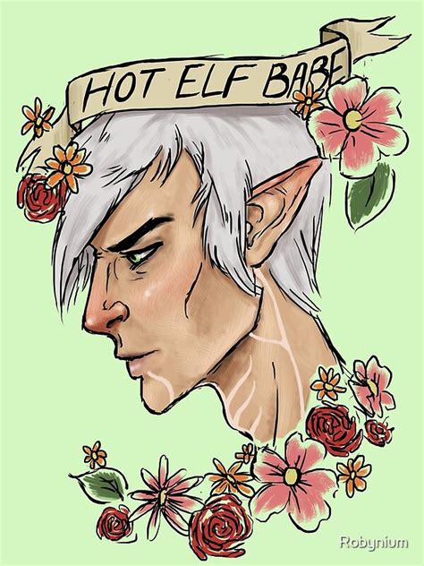 Hot Elf Babe By Robynium Redbubble