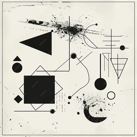 Simple Shapes Drawing To Decorate Website V Premium Ai Generated Vector