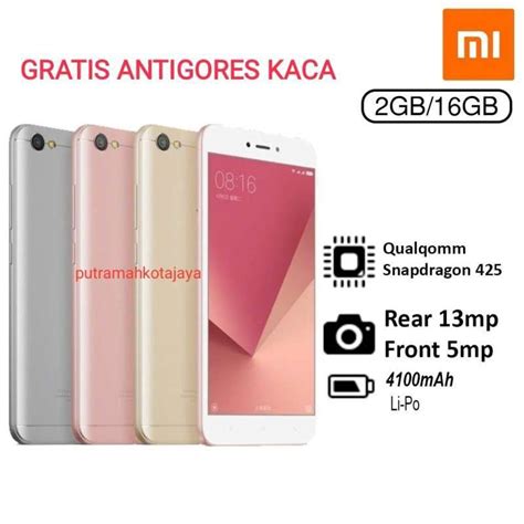 Jual XIAOMI REDMI NOTE A RAM GB ROM GB ORIGINAL XIAOMI PRODUCT Di Seller Putramahkotajaya