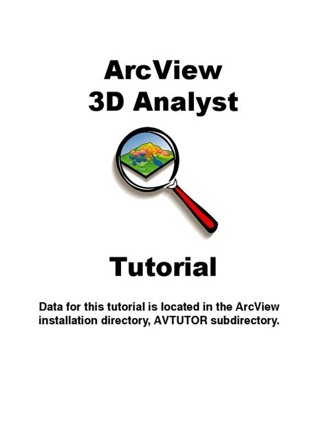 3d Analyst Tutorial Pdf 3 D Computer Graphics Button Computing