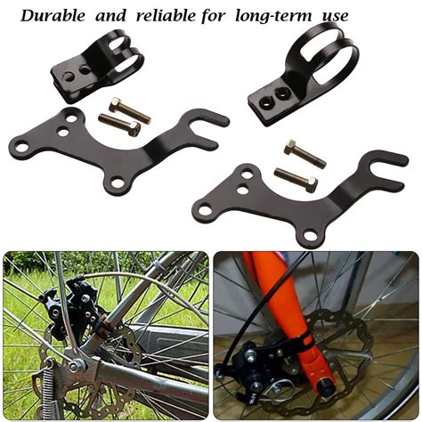 1pc Stainless Steel Bike Disc Brake Converter V Brake Rack Discs