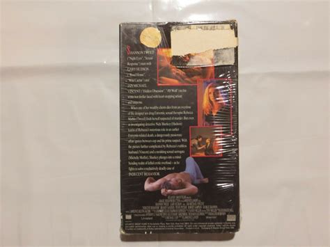 Indecent Behavior Vhs Featuring Shannon Tweed And Gary Hudson 6a