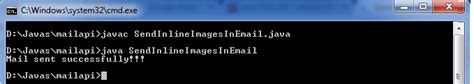 sending email with inline images javamail api dinesh on java