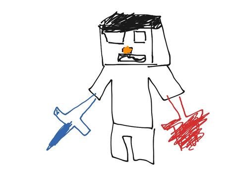 137 How To Draw Minecraft Herobrine