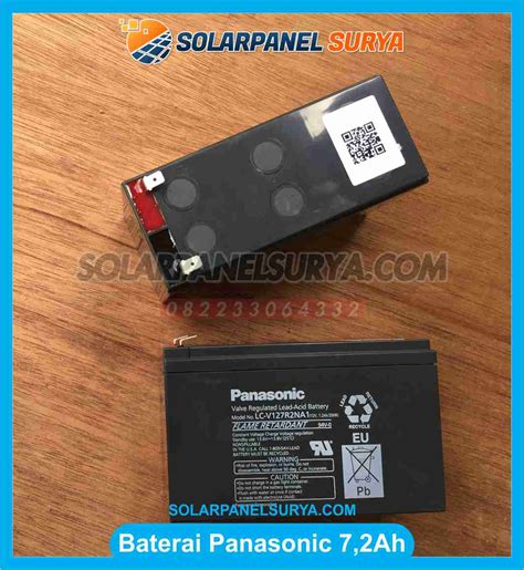 Jual Baterai Vrla Panasonic V Ah Solarpanelsurya