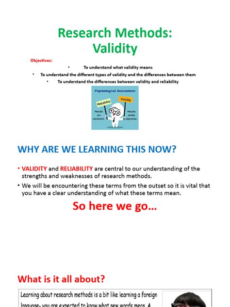 validity pdf validity statistics experiment