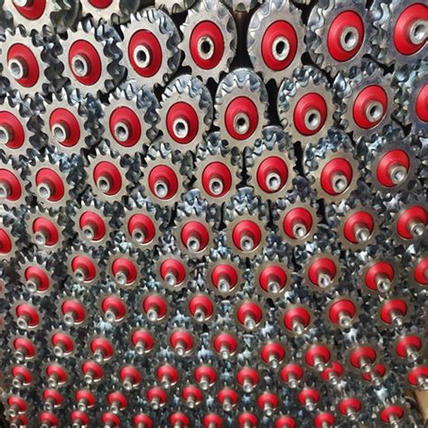 Al2321 Steel Single Double Sproket Roller With Steel Bearing Housing
