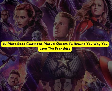50 Best Marvel Quotes To Remind You Of Series Charm