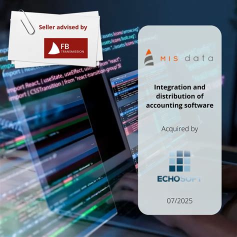 Echosoft Acquires Mis Data Fb Transmission