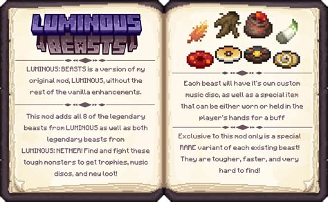 Luminous Beasts Minecraft Mods Curseforge