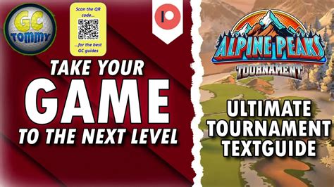 Do You Play Master Div Premium GUIDES Alpine Peaks Tournament Golf