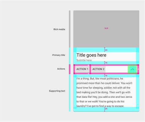 Guidelines For Material Card In Android User Experience Stack Exchange