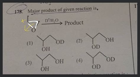 Major product of the given reaction is (CH3 )3 CBr+CH3 −CH2 −ONa→ product..