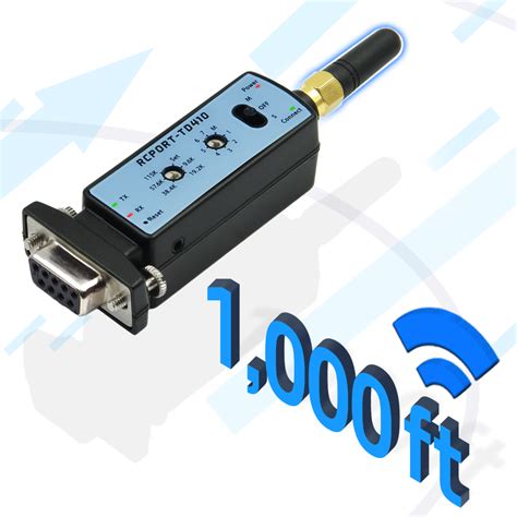 Long Range Bluetooth Rs232 Serial Adapter Wireless Rcport Td410 300m D