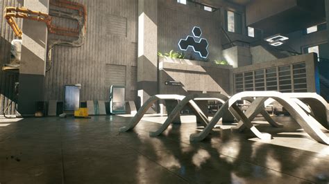 Brutalist Architecture Office Asset Cloud