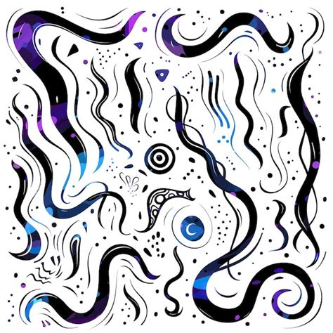 Premium Photo Streamers Flat Vector Linear Set Illustration High Quality