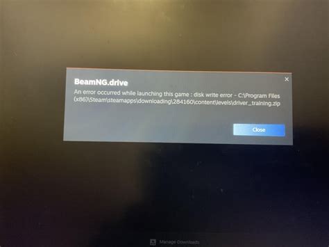 Issue Loading Beamng On Steam Rbeamng