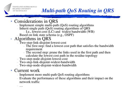 Ppt Designing A New Routing Simulator For Diffserv Mpls Networks