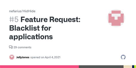 feature request blacklist for applications · issue 5 · nefarius