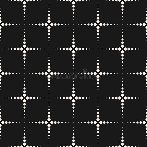Vector Monochrome безшовная картина текстура с поставленными точки