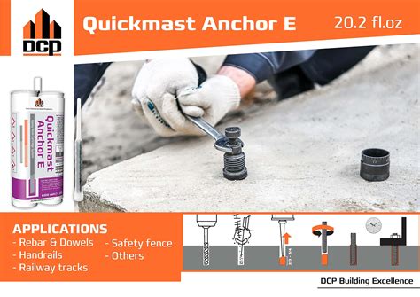 Quickmast E Concrete Epoxy Anchor System 2 Pack Two
