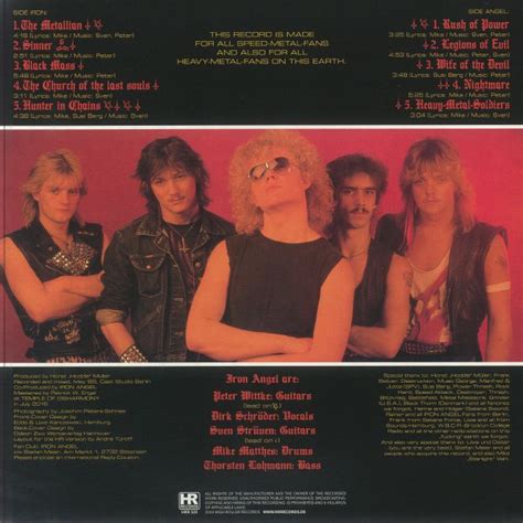 Iron Angel Hellish Crossfire Reissue Vinyl At Juno Records