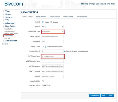 How To Connect Bivocom Iot Router To Ubidots Via Mqtt Bivocom