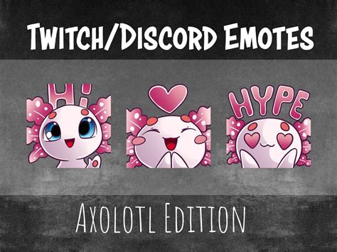 Twitch Emote Mudkip Emotes Pack Hi Hype Heart Lurk Et