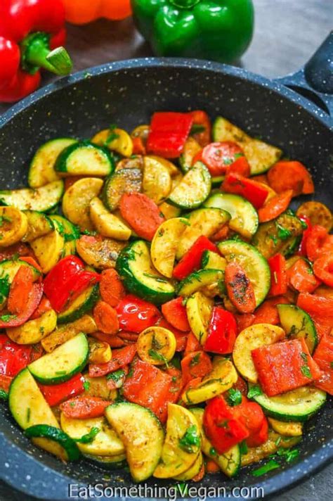 Simple Sautéed Vegetables Eat Something Vegan