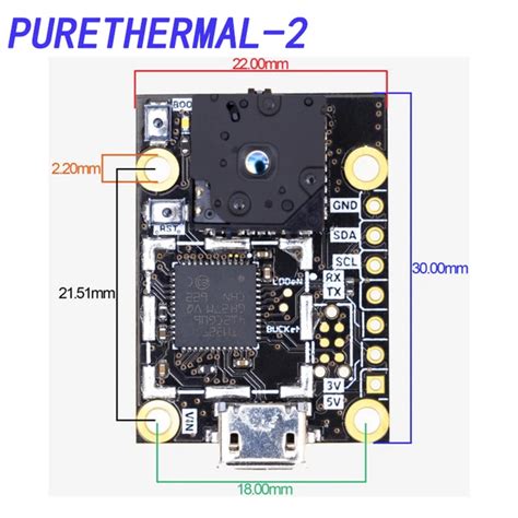 Purethermal Flir Lepton Smart I O Module Purethermal Off