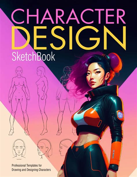 Character Design Sketchbook Illustration Templates For Artists