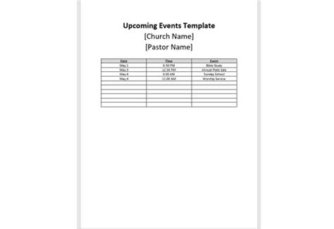 Event Program Template In Word Free Event Program Templates Letter