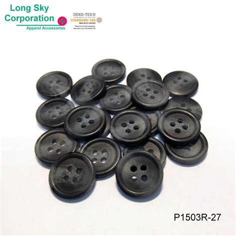 P1503r Different Button Colors For Designers Dull Finish Horn Like 4