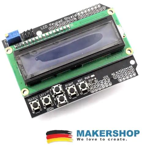 LCD 1602 KEYPAD Display Shield Arduino Uno Mega2560 HD44780 Module