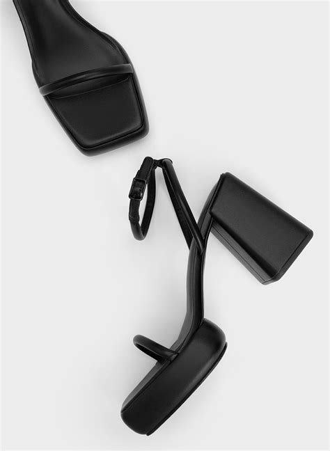 Black Lucile Thigh High Boots Charles And Keith Mx
