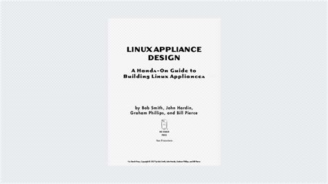 Linux Appliance Design