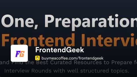 Frontendgeek Buymeacoffee