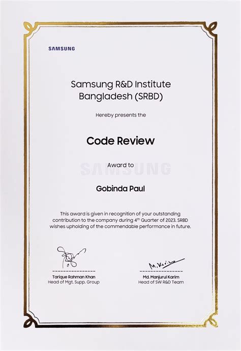 Gobinda Paul On Linkedin Codereview Achievement Softwaredevelopment