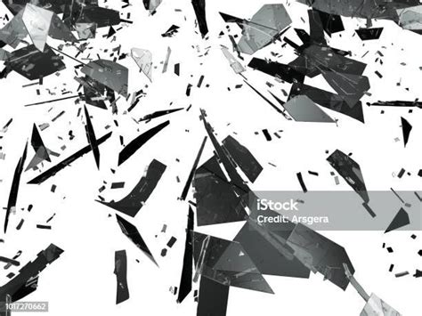 화이트에 잠기거나 무너진 유리의 조각입니다 3 차원 렌더링 3 차원 일러스트 레이 션 0명에 대한 스톡 사진 및 기타 이미지