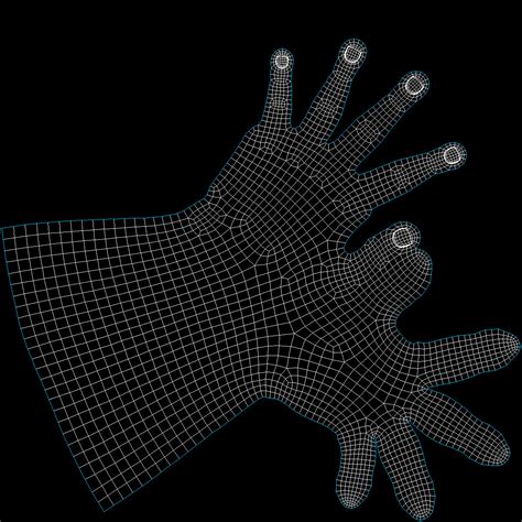 Female Hands Gesture 02 Base Mesh 3d Model By Valerii Kaliuzhnyi