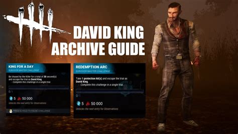 Dead By Daylight Tutorial David King Archives Youtube