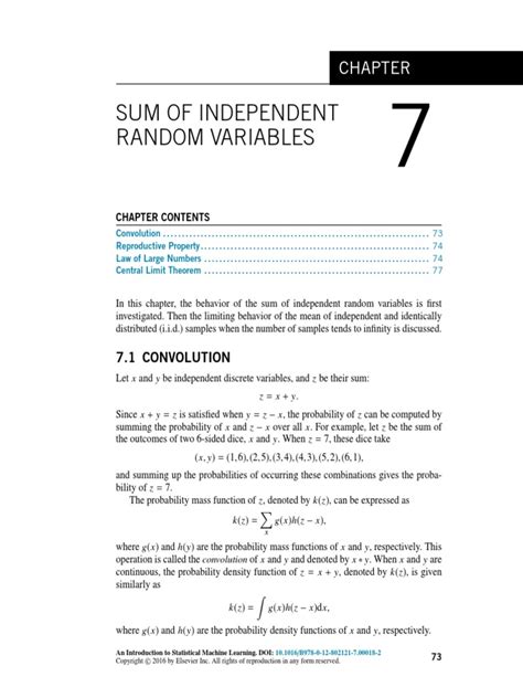 chapter 7 sum of independent random 2016 introduction to