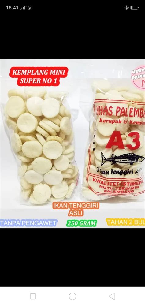 Kerupuk Kemplang Palembang Asli Ikan Tenggiri Lazada Indonesia