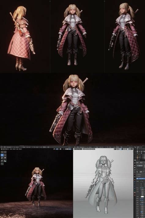 Artstation Mmorpg Character Style Full Process Blender Tutorials